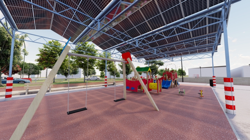 Cubierta Solar Parques promoción - ENERparking