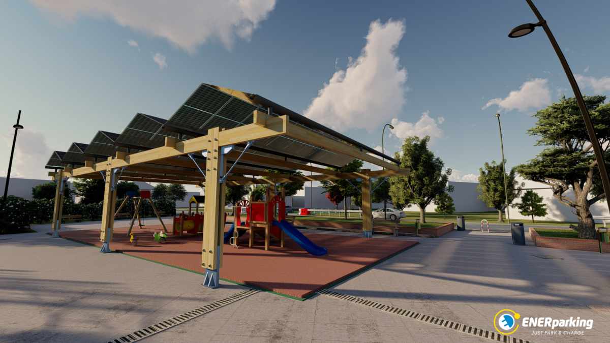 Cubierta Solar Parques promoción - ENERparking